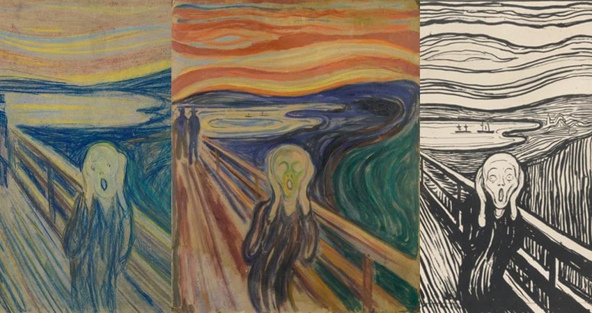 Did you know that there are many versions of The Scream? - Munchmuseet Did you know that there are many versions of The Scream? - Munchmuseet